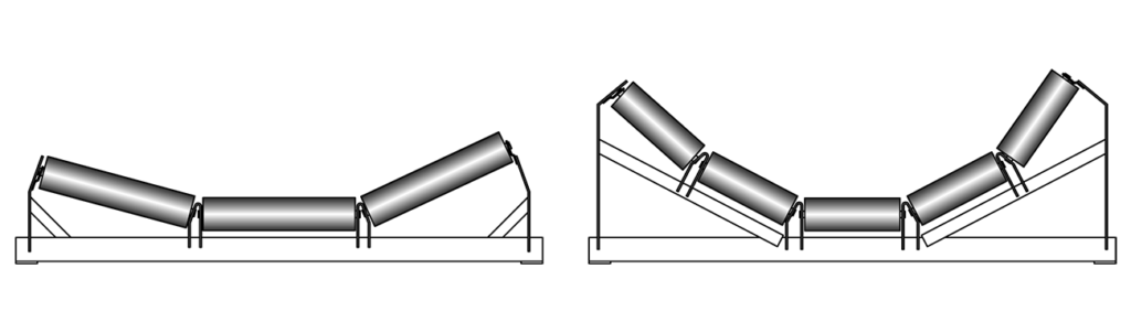 RKM Transition Idler Frames - High Flexibility Wing Rollers